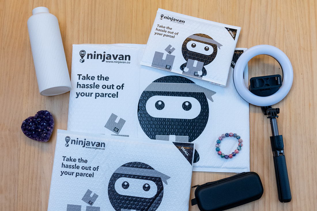 Ninja Packs | All-you-can-fit postage-paid polymailers | Ninja Van ...